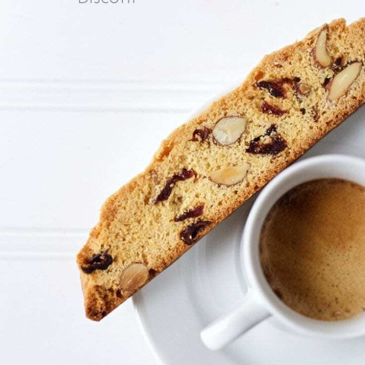 Almond Biscotti Recipe with Cranberries | Savoring The GoodÂ®