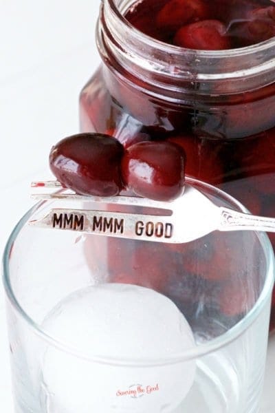 Bourbon Cherries Recipe - Manhattan Cherries - Savoring The Good®