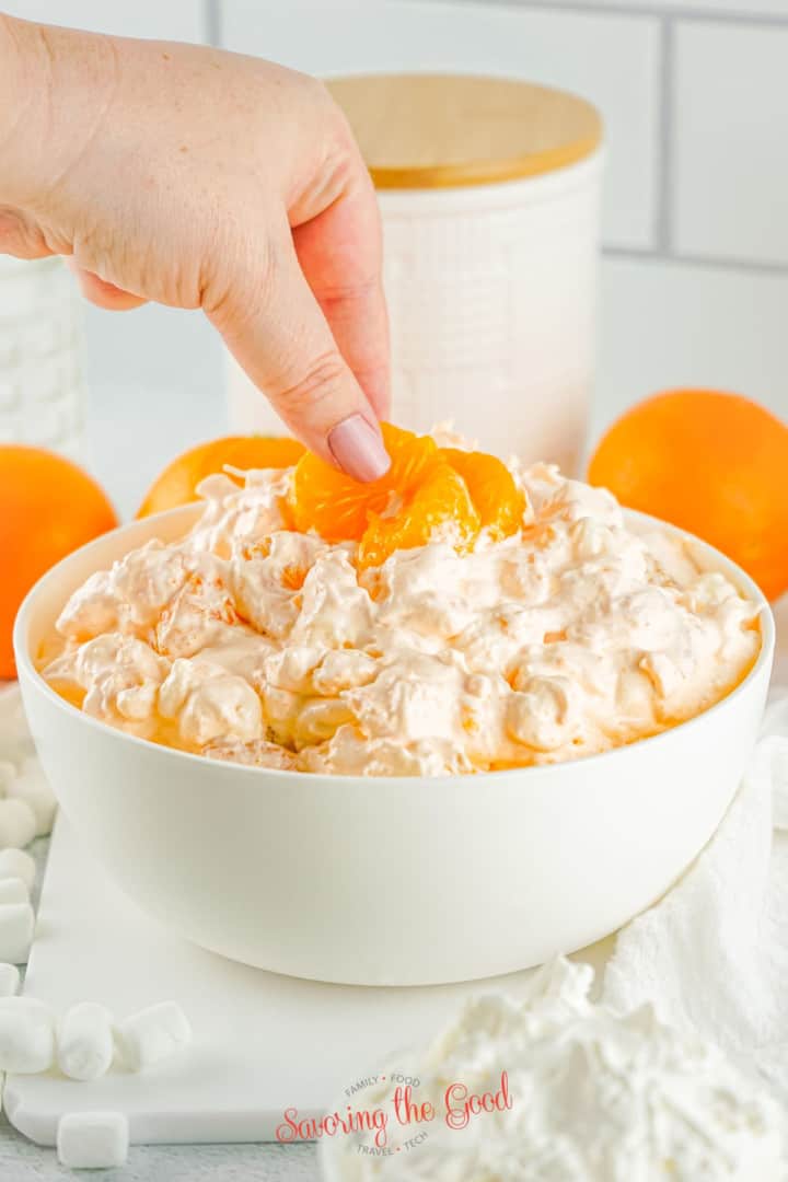 Orange Fluff Salad (Easy No-Bake Dessert)