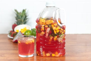 Jungle Juice Recipe (1 Gallon Boozy Fruity Party Punch)