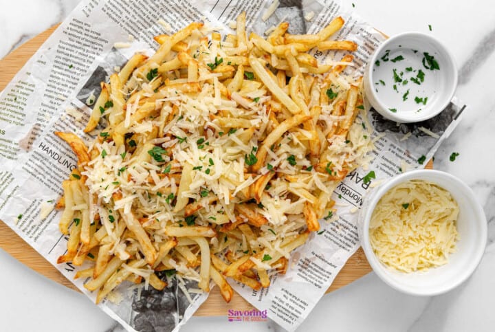 Truffle Fries (Air Fryer or Oven Recipe)