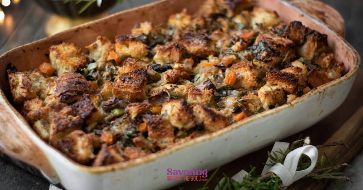 Vegetable Stuffing Recipe (Vegetarian Stuffing) – Savoring The Good®