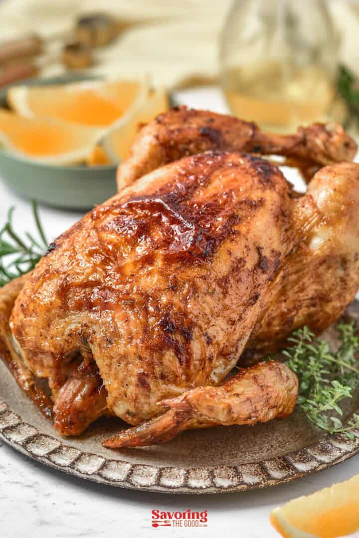 Air Fryer Chicken (Whole Juicy Roasted Recipe)
