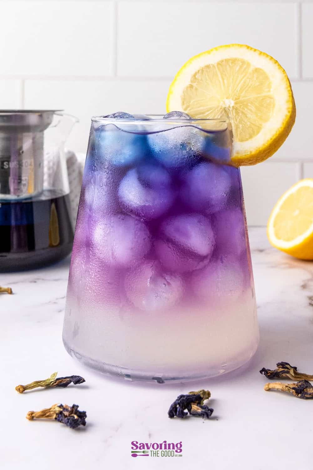 Butterfly Pea Flower Lemonade – Savoring The Good®