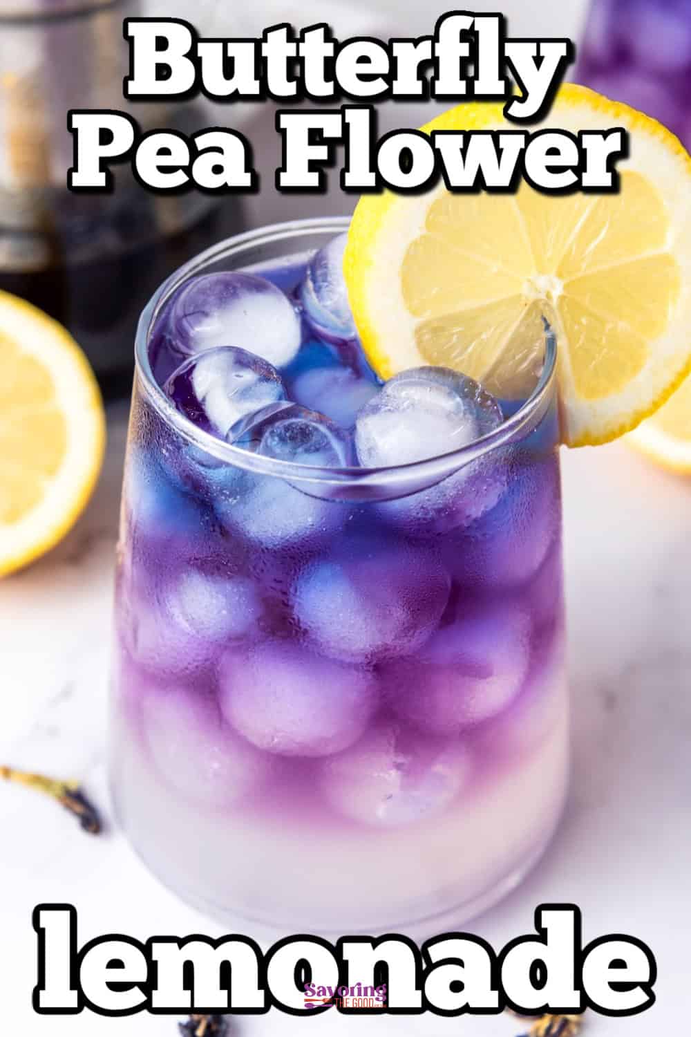 Butterfly Pea Flower Lemonade – Savoring The Good®