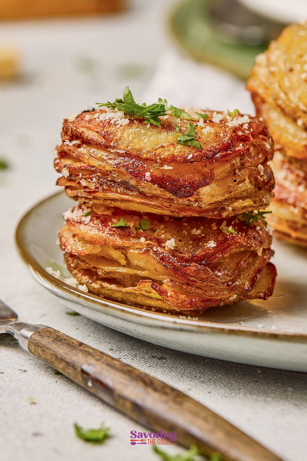 Crispy Potato Stacks Recipe (Easy Muffin Tin Side)